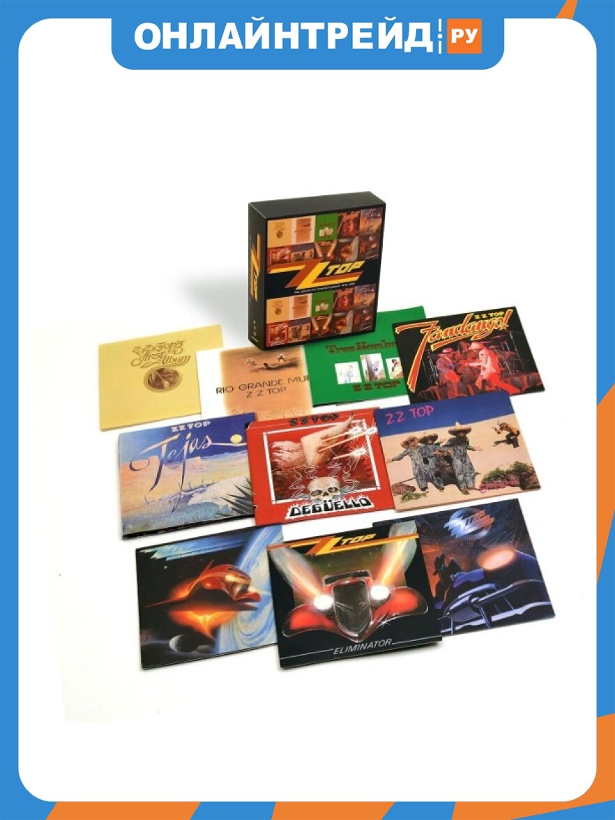 Компакт-диск Warner Music ZZ Top - The Complete Studio Albums 1970-1990 (10CD)
