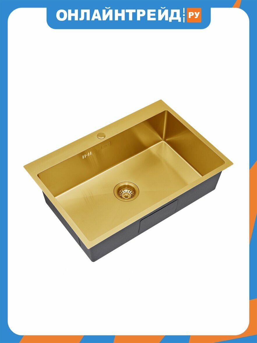 Мойка S.k.sanitary для кухни, SKS 7551 BRONZE
