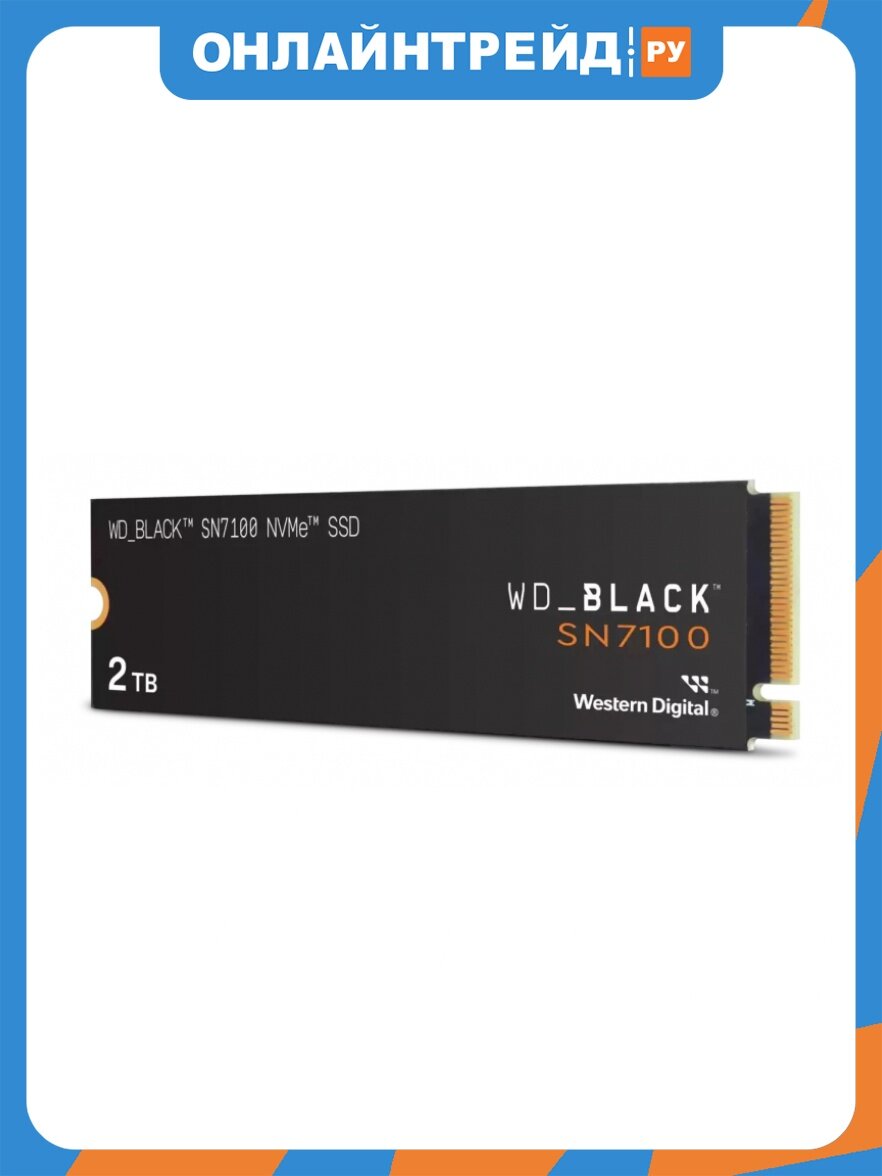 SSD диск M.2 2280 Western Digital Black SN7100 PCIe 4.0 x4 2TB (WDS200T4X0E)