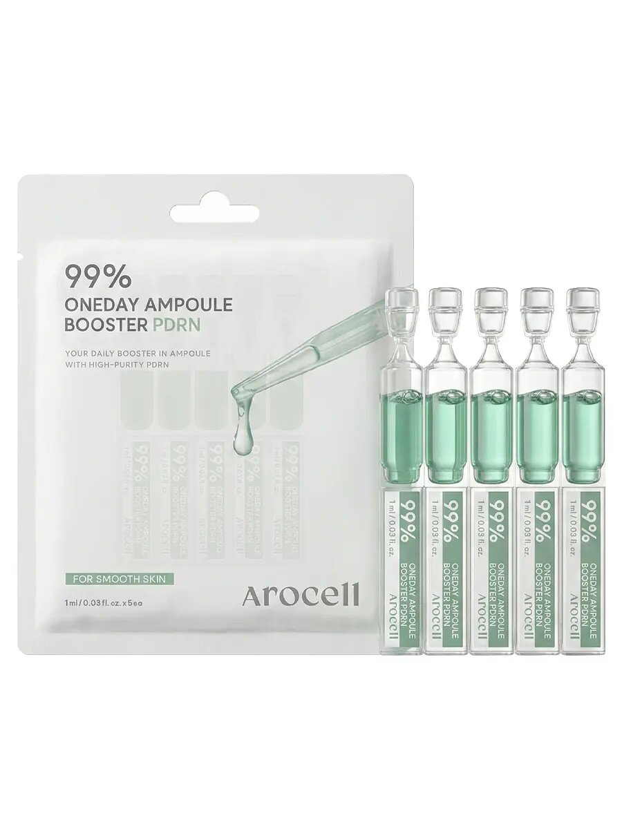 Arocell Бустер-сыворотка с пдрн для глубокого увлажнения Oneday Ampoule Booster PDRN 1 мл х 5 шт