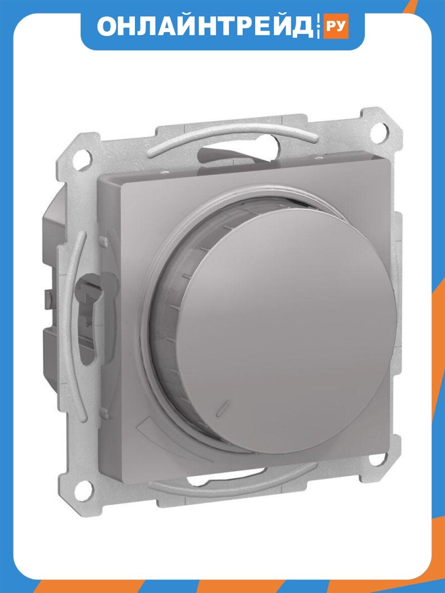 Светорегулятор (диммер) Systeme Electric (schneider Electric) SCHNEIDER ELECTRIC ATLASDESIGN LED, RC, 400Вт, Алюминий, ATN000323