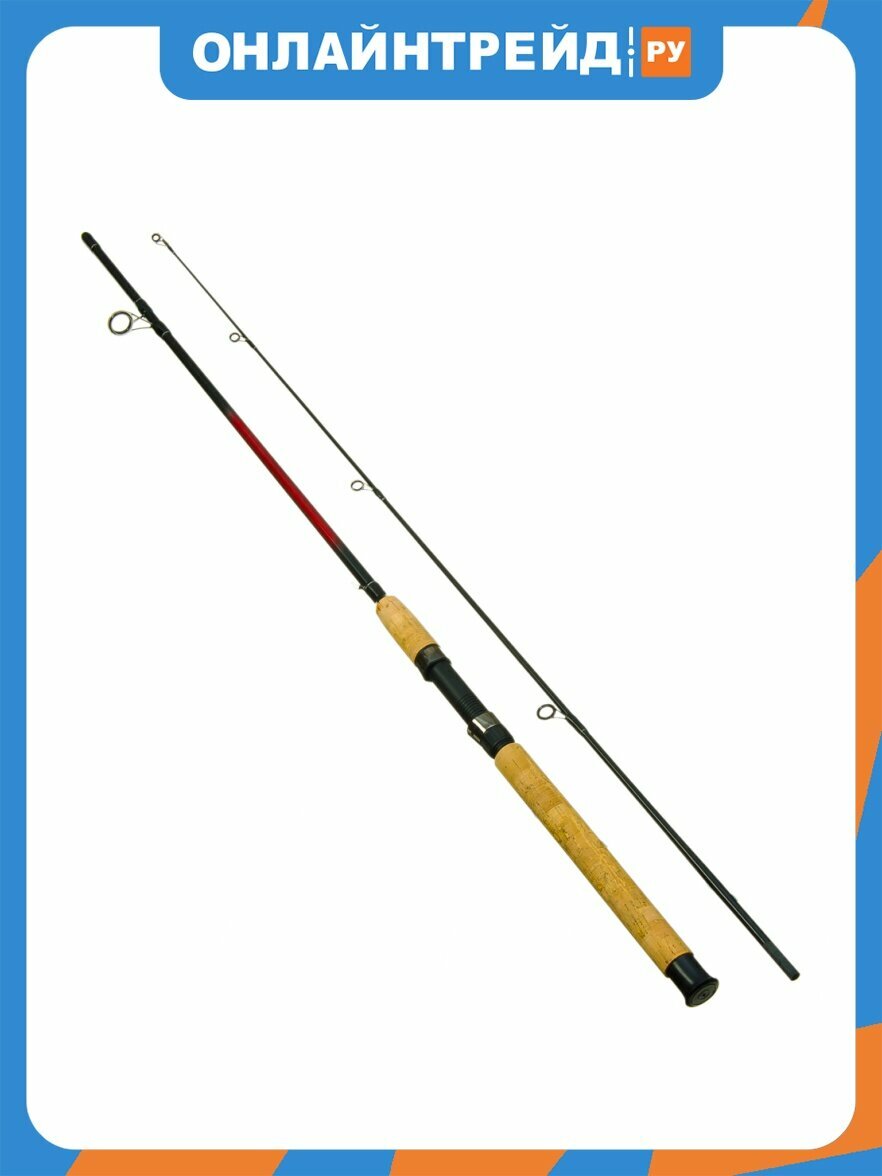 Спиннинг Azor Fishing Ультра Ред штекерный, файбергласс, 2.1м, тест 10-30гр.