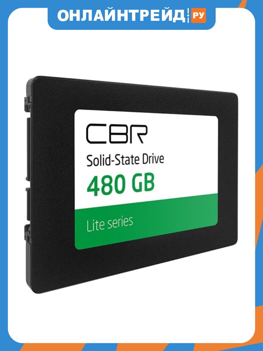 SSD диск Cbr Lite, 480GB, 2.5" SATA (SSD-480GB-2.5-LT22)