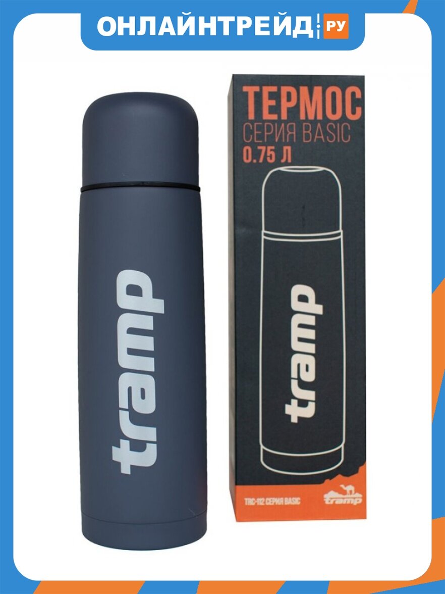 Термос Tramp TRC-112 Basic 0,75 л, серый
