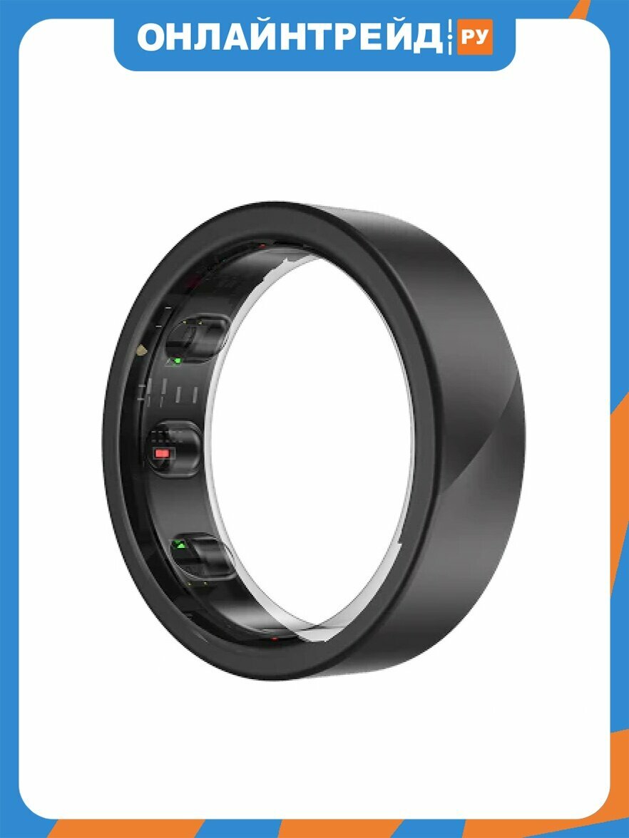 Смарт-кольцо Luna Noise Smart Ring Gen 2.0, размер 18,5 RUS черный матовый