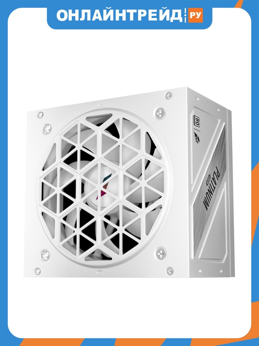 Блок питания 1STPLAYER NGDP, 1000W, 80+ Platinum, ATX3.0 (HA-1000BA3-WH) белый