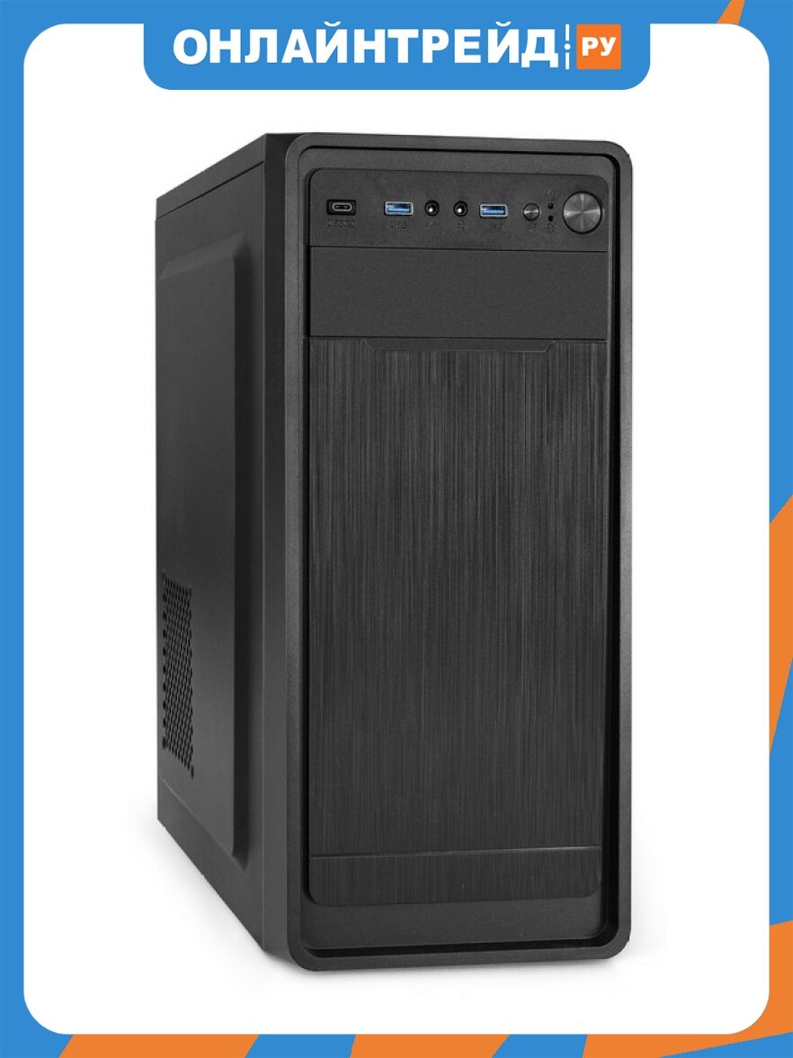 Корпус Exegate XP-332UC, черный (EX287371RUS)