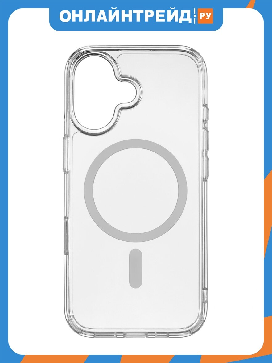 Чехол Ubear Real Mag Case для Apple iPhone 17, MagSafe совместимый, усиленный, прозрачный