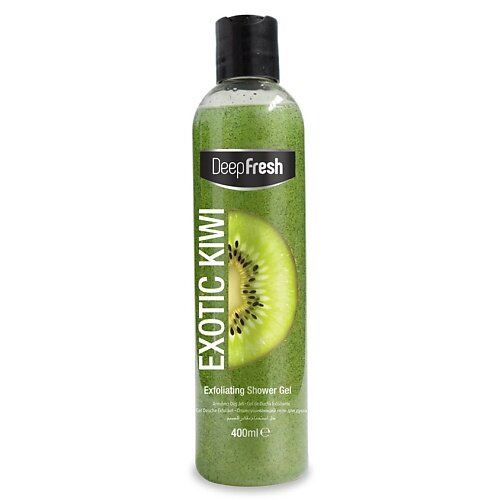 DEEP FRESH Гель-скраб для душа Exotic Kiwi, 400 мл