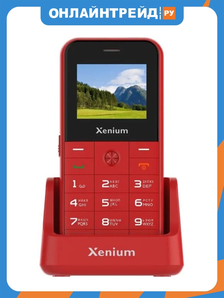 Мобильный телефон Xenium X718 Красный