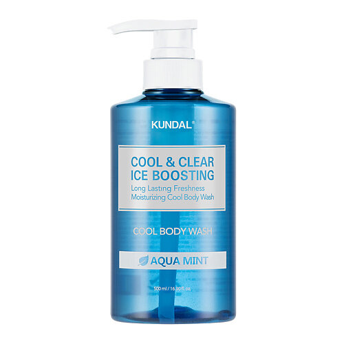 KUNDAL Гель для тела освежающий с ментолом Aqua Mint Cool Body Wash, 500 мл