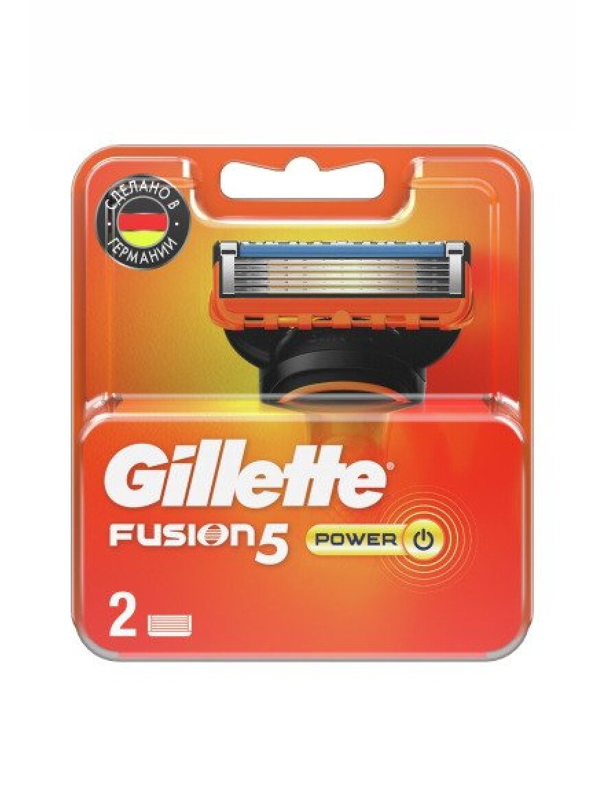 Сменные кассеты для бритья Gillette Fusion5 Power, 2 шт