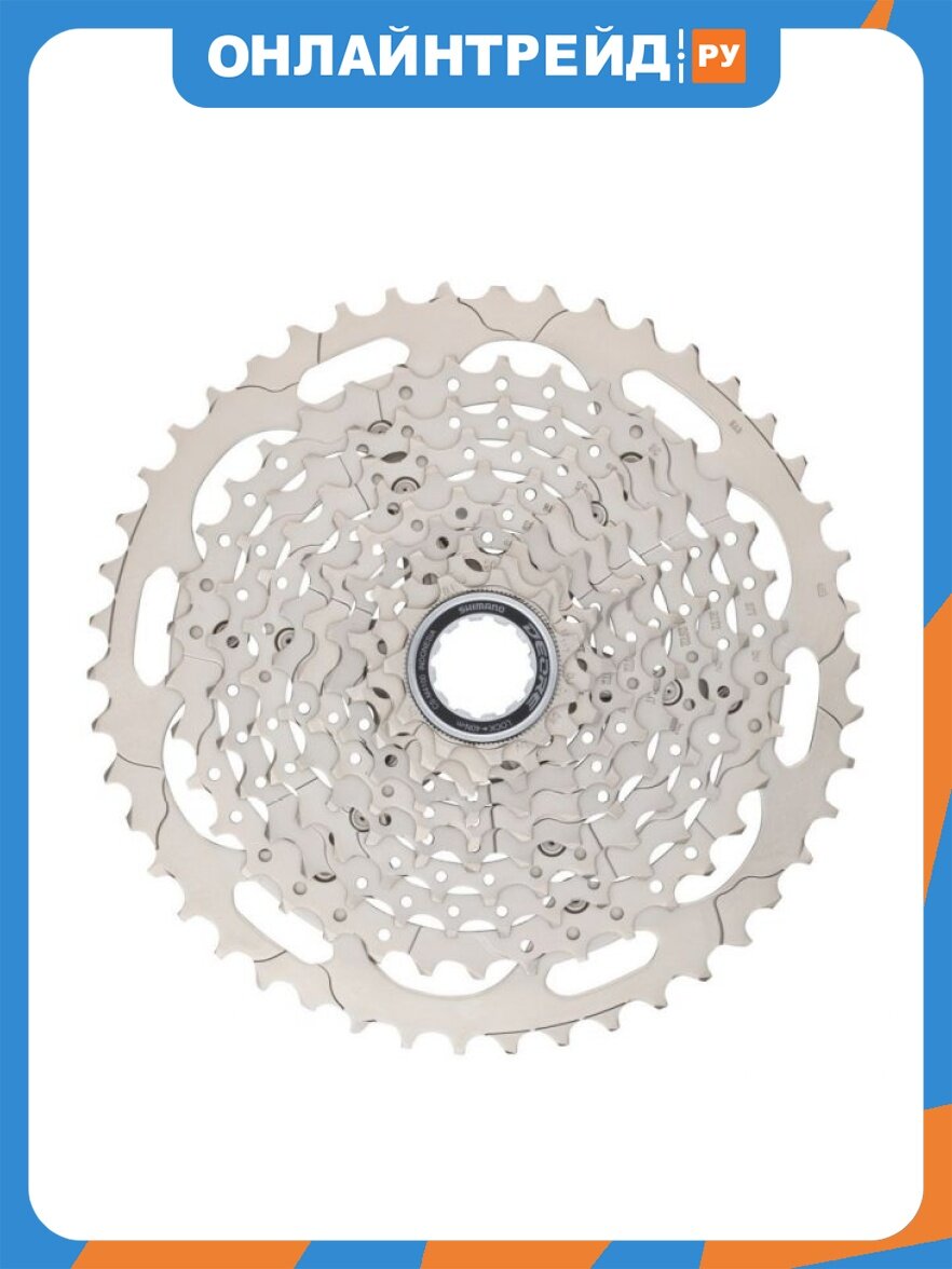 Кассета Shimano Deore, M4100, 10 скоростей, 11-46T, ECSM410010146