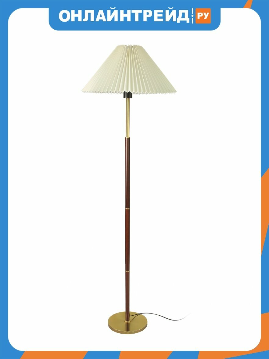 Торшер Uniel UML-T522 E27 COPPER/WHITE