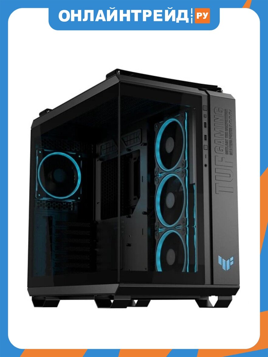 Корпус Asus TUF Gaming GT502 Horizon, черный (90DC0090-B19020)
