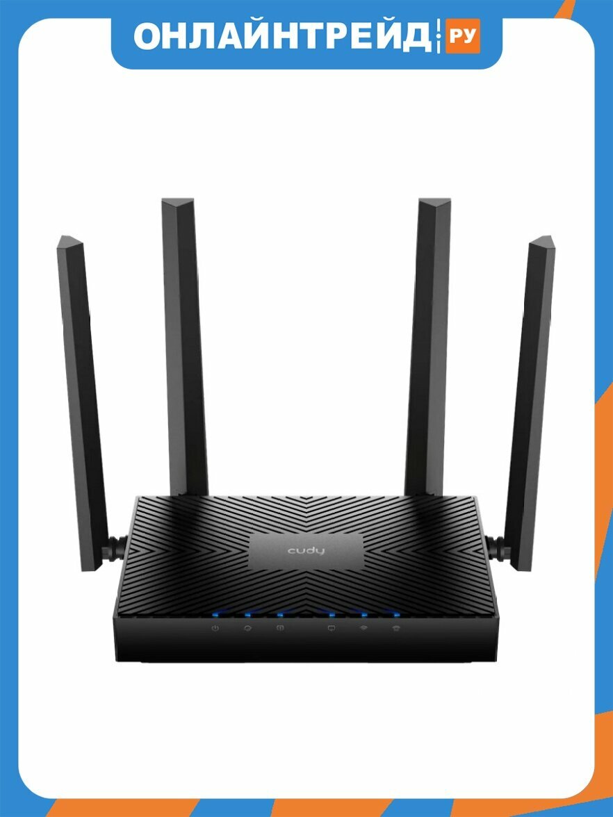 Wi-Fi роутер Cudy WR3000E черный (WR3000E V2)