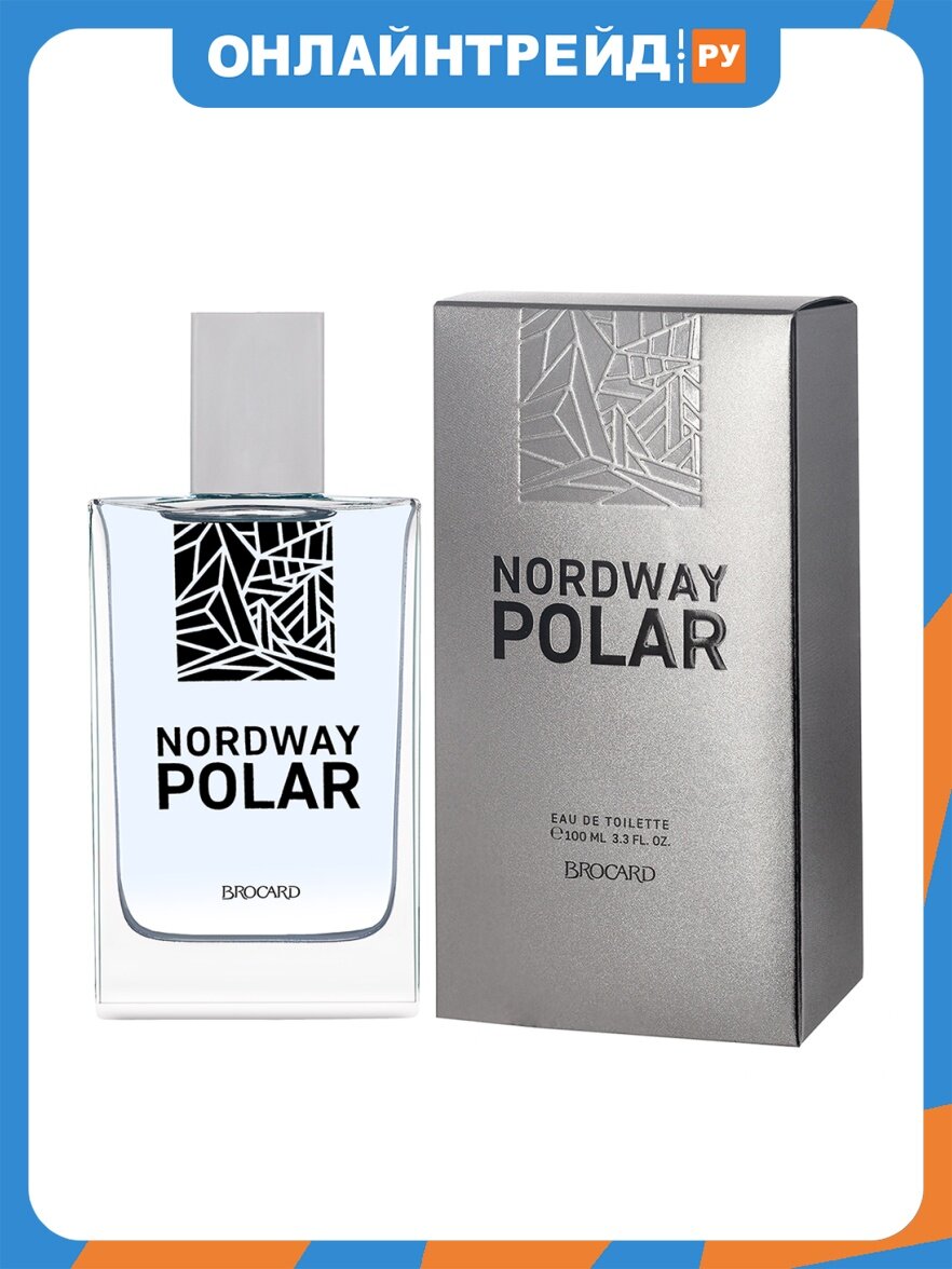Мужская туалетная вода Brocard Nordway polar, 100 мл