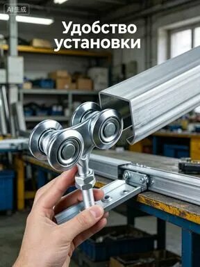 Ролики для откатных ворот/ролики для подвесных ворот, Диаметр канавки колеса 24 мм,1шт