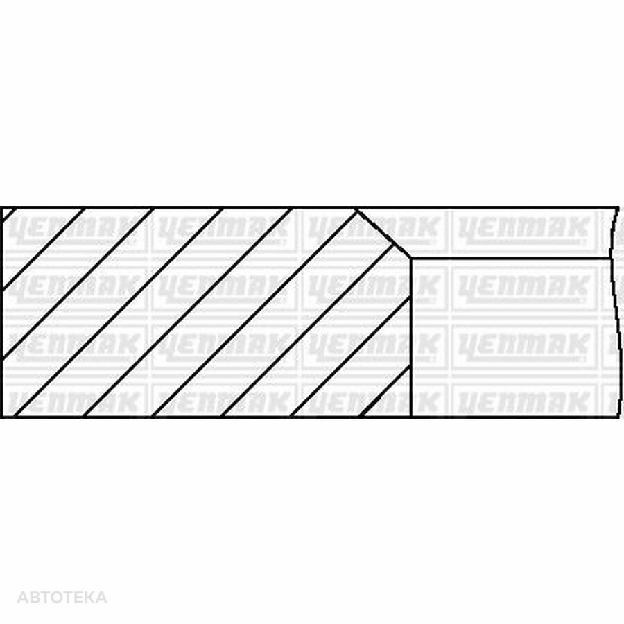 8301 mm. Кольца поршневые к-т на цил YENMAK 9109327050