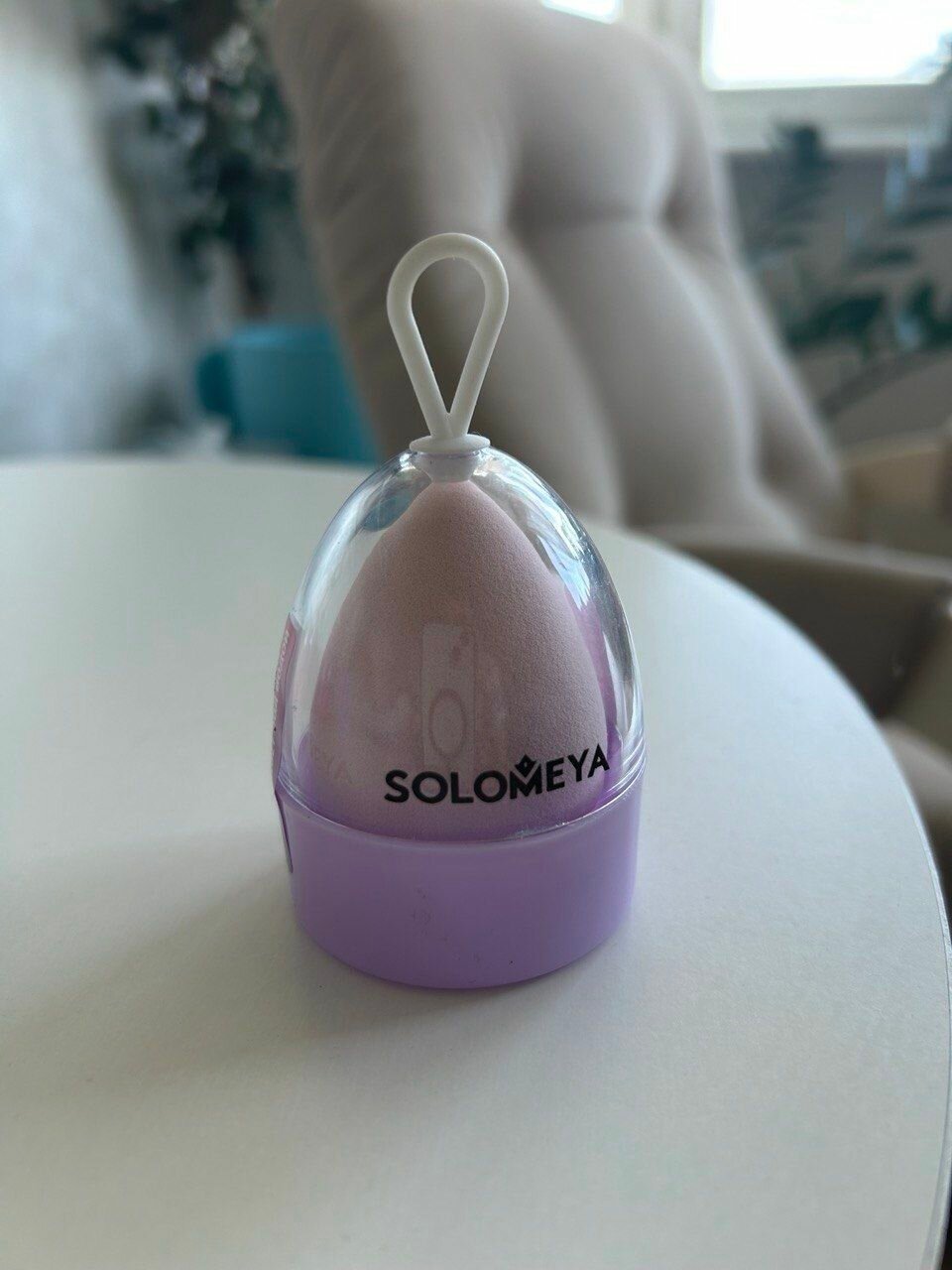 SOLOMEYA Косметический спонж для макияжа , 1 шт.