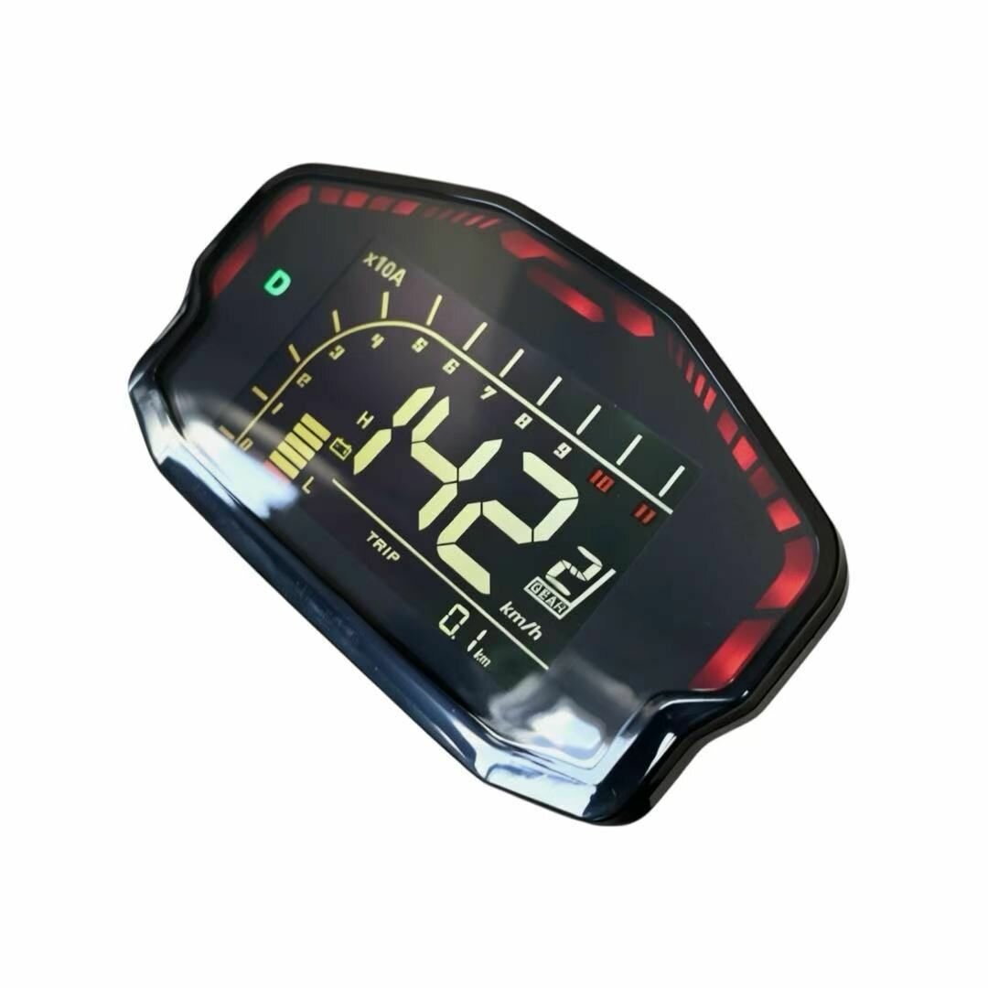 Спидометр LCD DKYS DKD для электросамоката и электровелосипеда, 72V/96V, CAN и однопроводной протокол, регулируемый