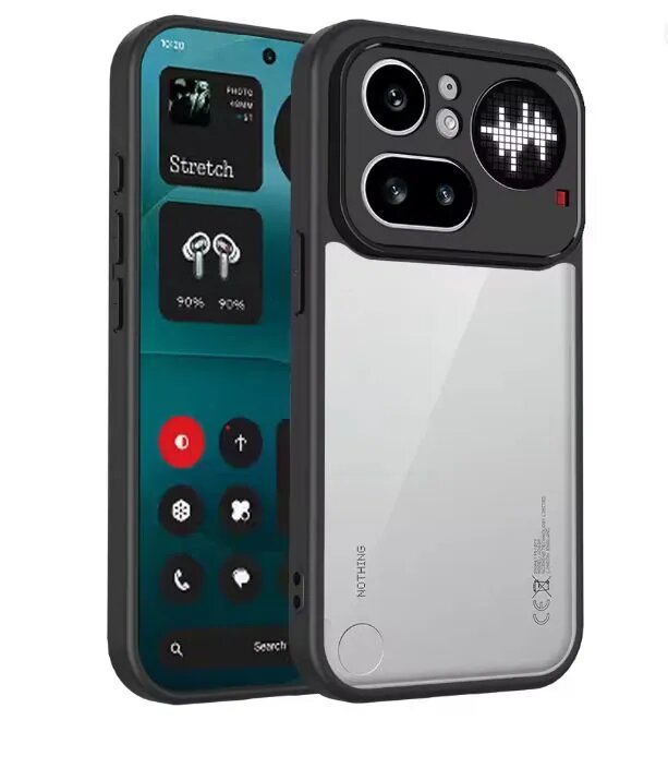 Чехол Nothing Phone 4A Pro A069P, противоударный силиконовый бампер на воздушной подушке, прозрачная матовая задняя крышка, жесткий чехол для Nothing Phone 4A Pro