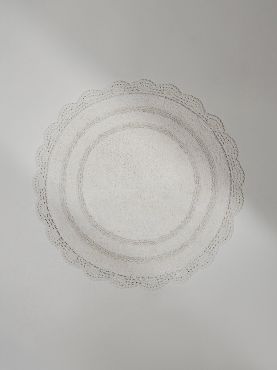 Коврик для ванной комнаты IDDIS Декор (Décor) DR01C65i12 65 см круг хлопок кремовый