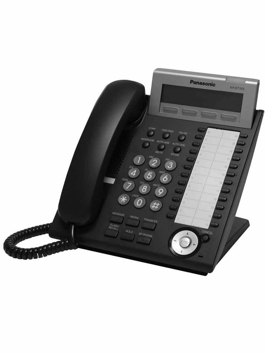 Panasonic KX-DT333RUB БУ системный телефон для АТС KX-TDA, KX-TDE100, 200, 600, KX-NCP500, 1000
