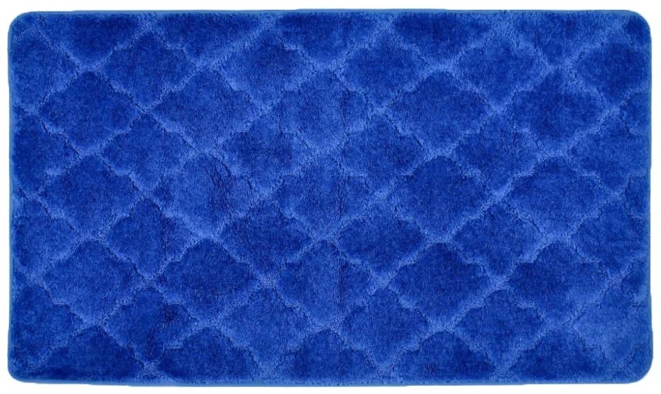Коврик для ванной Лана 70х120см. синий BATH PLUS GR208