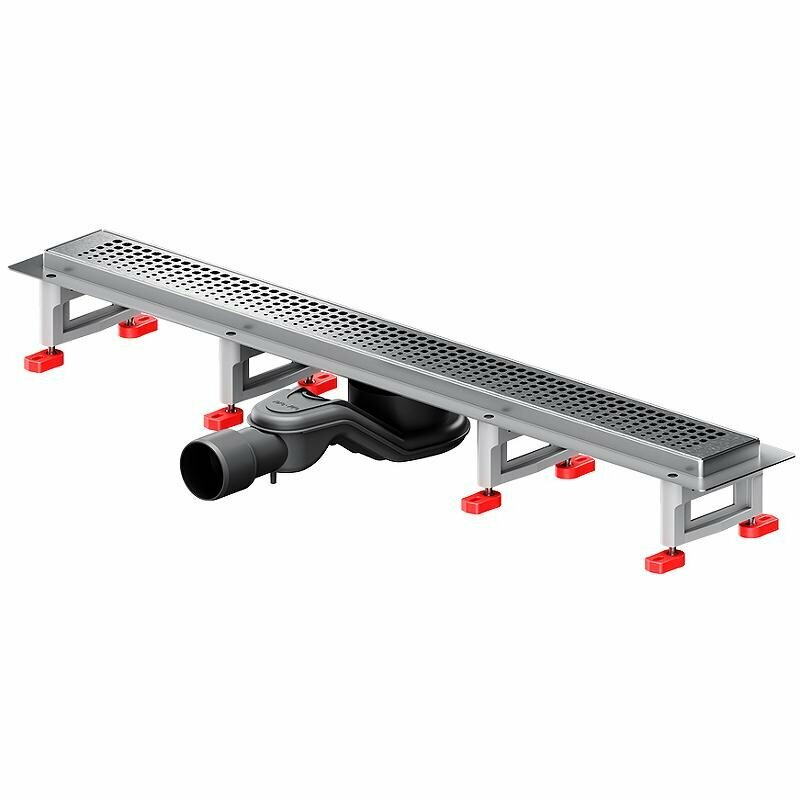 Душевой лоток AM.PM MasterFlow 70 W01SC-P11-070-01SB с решеткой Хром матовый Cut Gradient