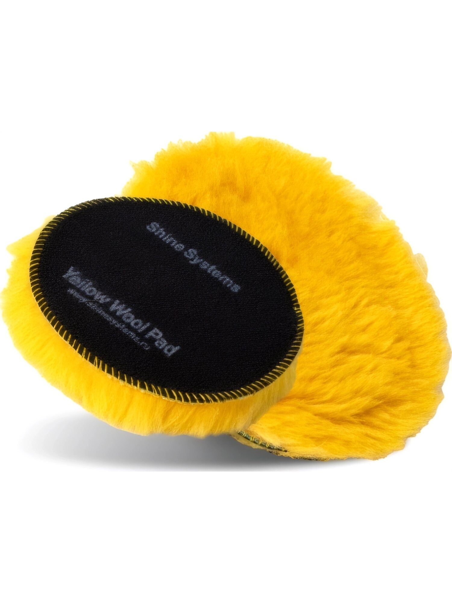 Полировальный круг из желтого меха, 130 мм Shine Systems Yellow Wool Pad