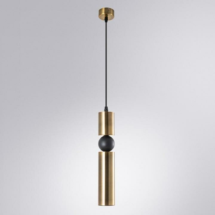 Подвесной светильник Arte Lamp Ran A3162SP-1PB цвет плафона подвески Медь, Черный, цвет арматуры Медь
