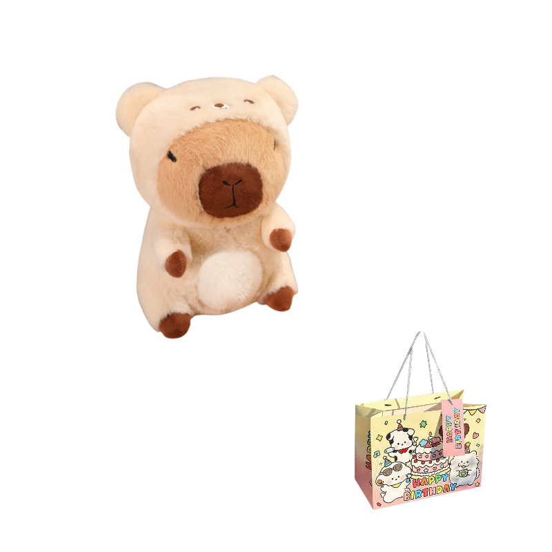 Мягкая игрушка унисекс KUMAOYA Capybara Transformer, 30CM EU