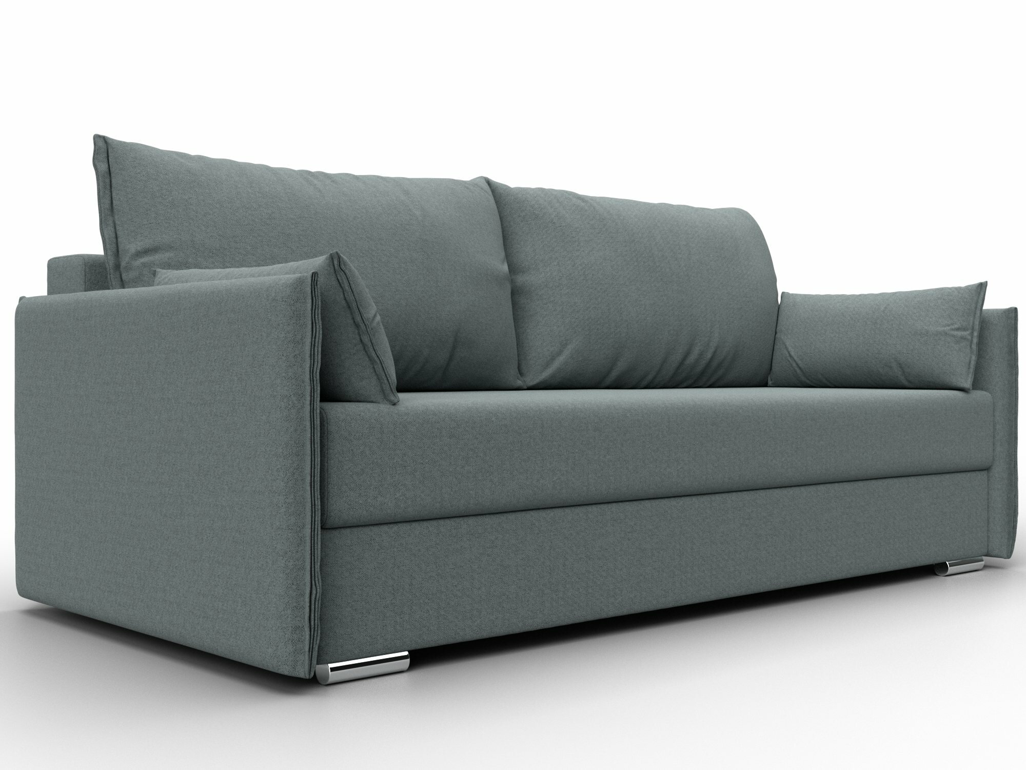 Диван прямой Сайгон, рогожка, еврокнижка, независимые пружины, Хит Диванов