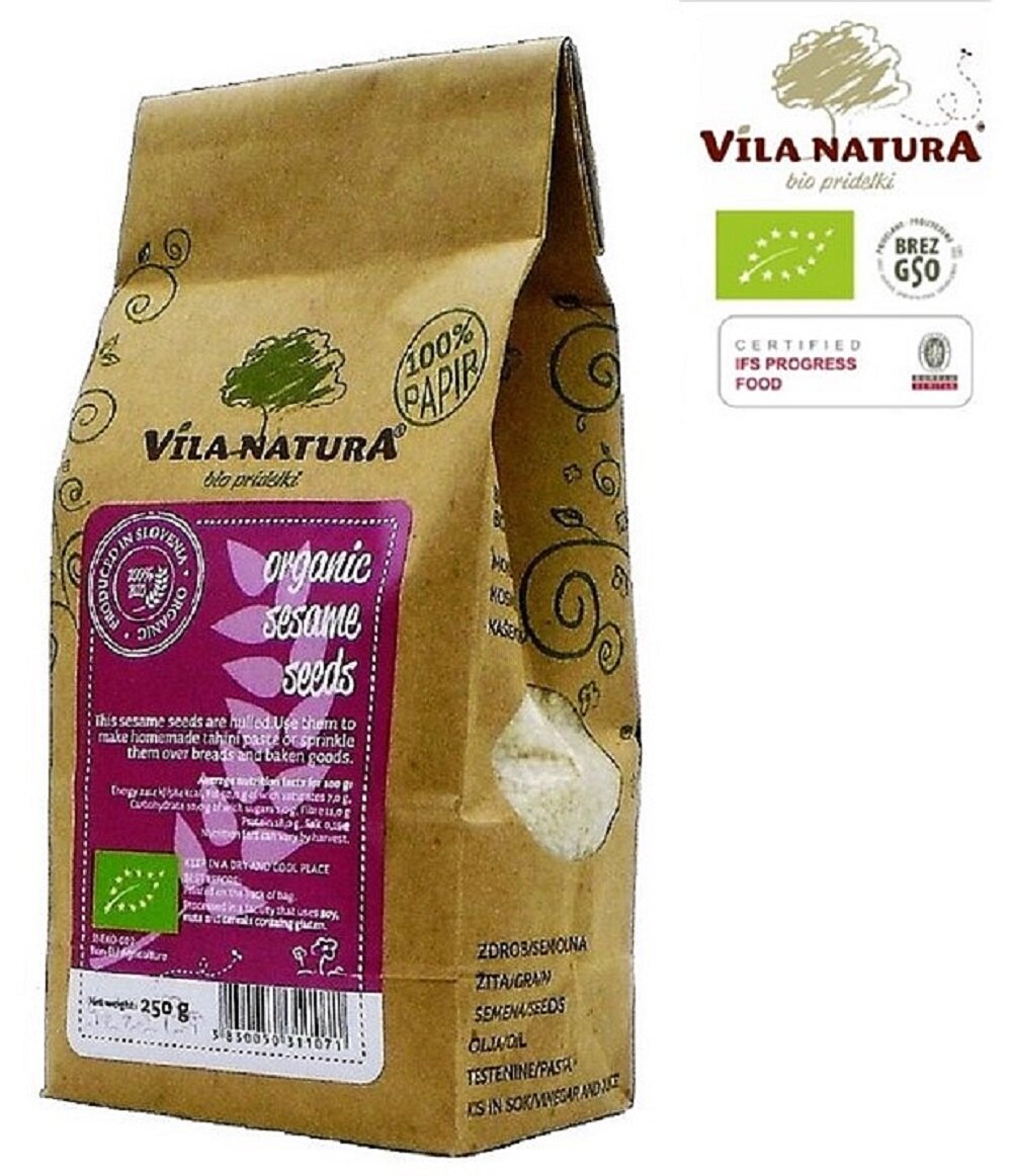 Семена кунжута очищенные Vila Natura Словения 250г