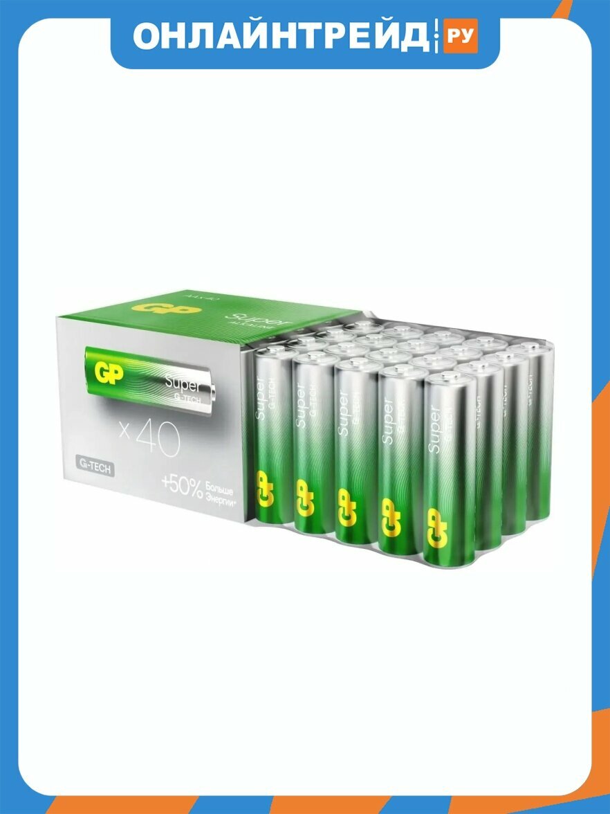 Элемент питания GP Super Alkaline LR03 AAA бл 40