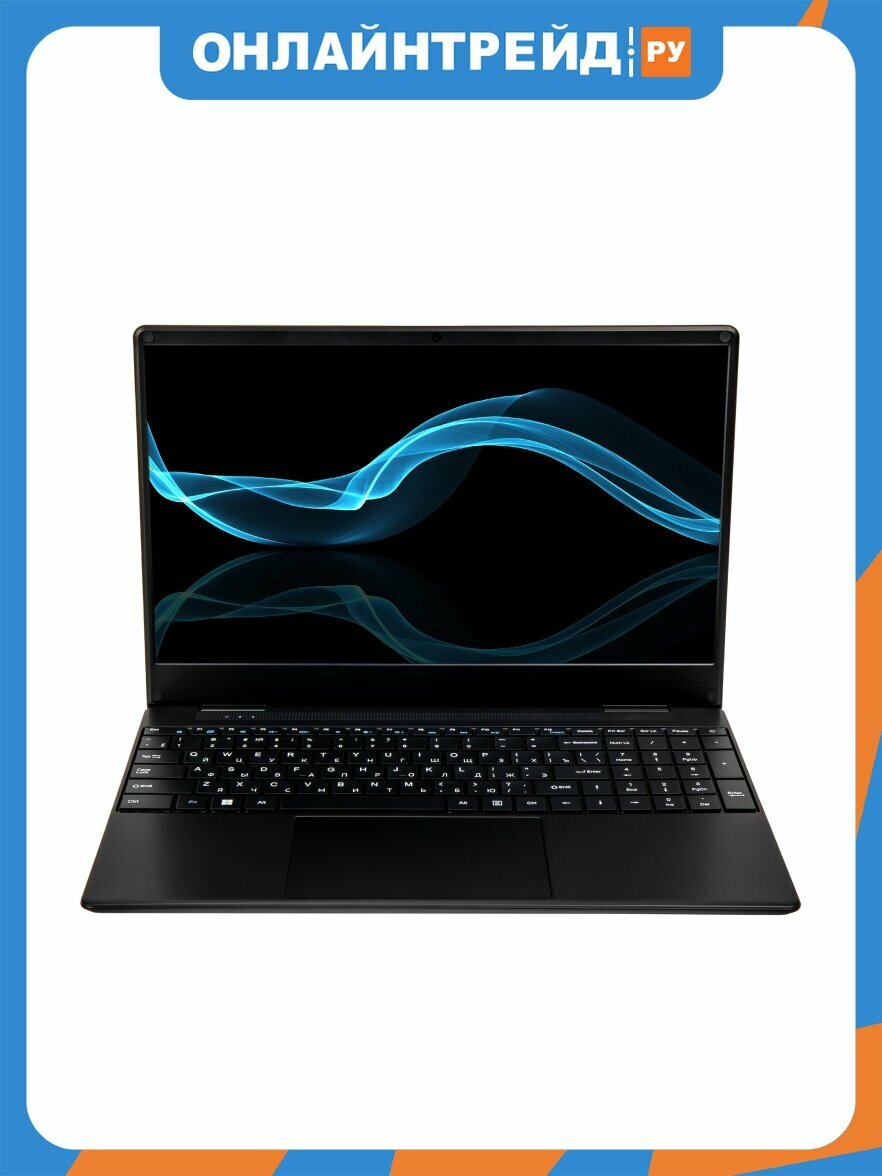 Ноутбук Hiper WORKBOOK 15.6" FHD IPS i5-1030NG7(1.1ГГц), 16Гб DDR4, SSD512Гб, Iris Plus Graphics, Win11Pro, Black (U26-15FII5103R16S5WPG)