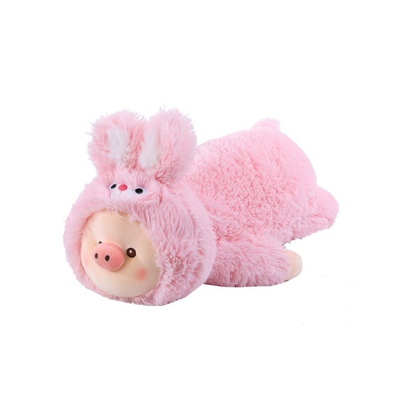 Плюшевая игрушка унисекс PIPIDOU Поросенок Куклы, 70CM EU, Piggy Transforms into Pink Rabbit