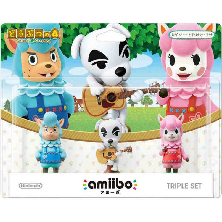 Фигурка унисекс Nintendo Switch amiibo, Japan Version Kk Alpacas 3-Piece Set