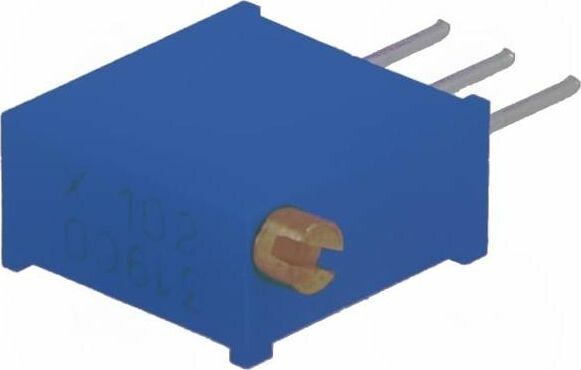 BOURNS 3296X-1-102LF Потенциометр монтажный, многооборотный, 1кОм, 500мВт, THT, 10%, 1шт