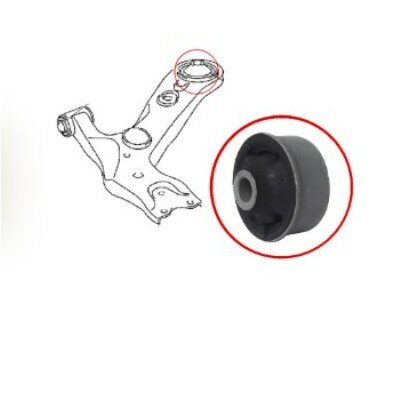 Сайлентблок SAT ST-48655-02080 рычага Toyota Avensis T270 08-18, Corolla 06-19