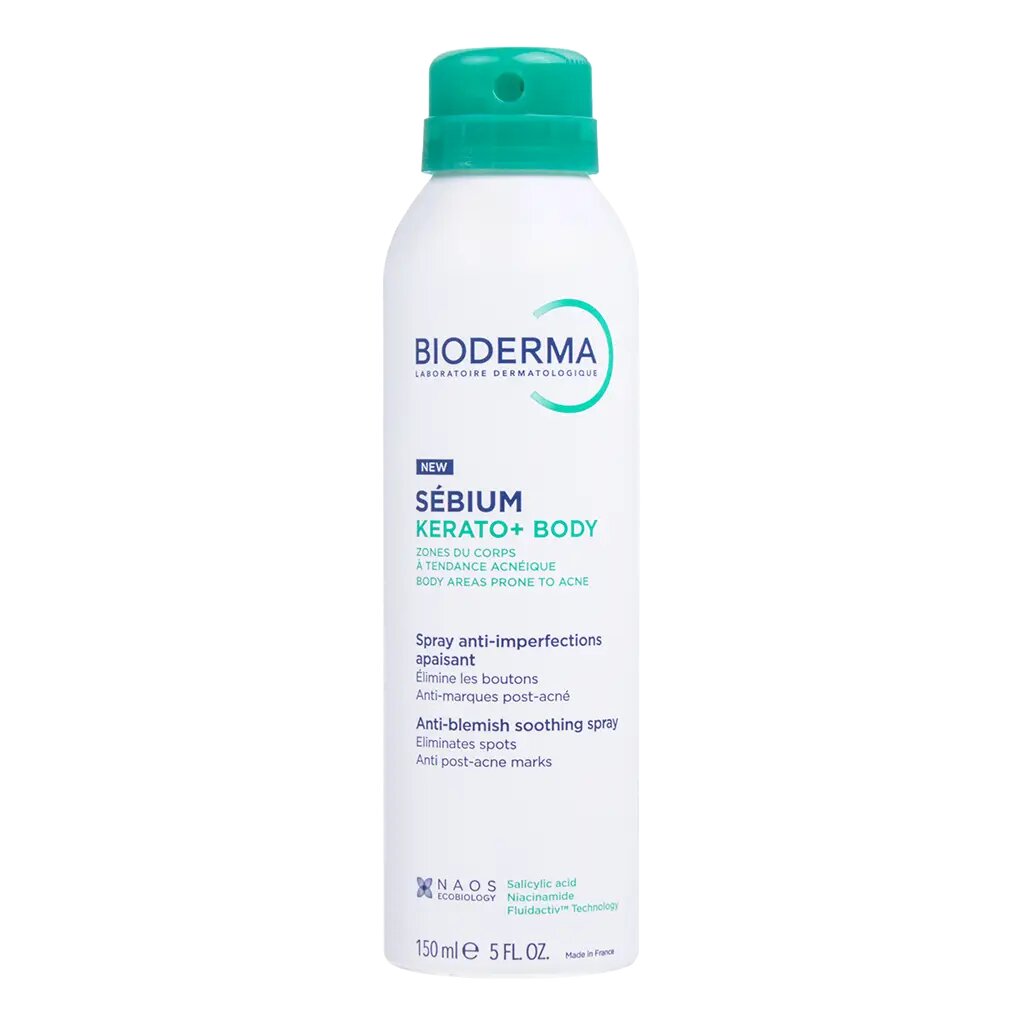 Bioderma Sebium Kerato+ Cпрей для тела против несовершенств 150 мл 1 шт