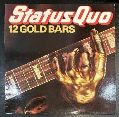 Виниловая пластинка Status Quo - 12 Gold Bars (Скандинавия 1980г.)