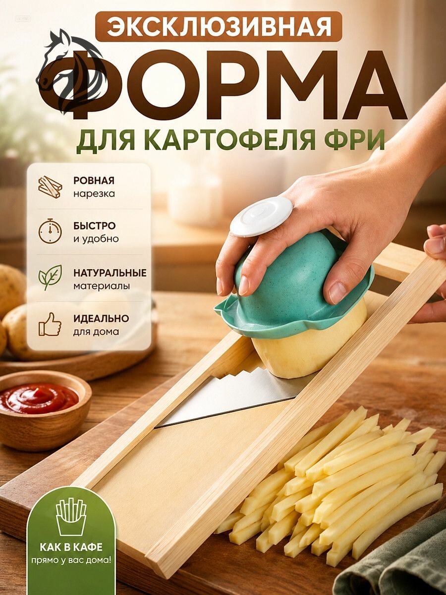 Форма для картофеля фри модель 1 для домашней кухни и аккуратной подачи