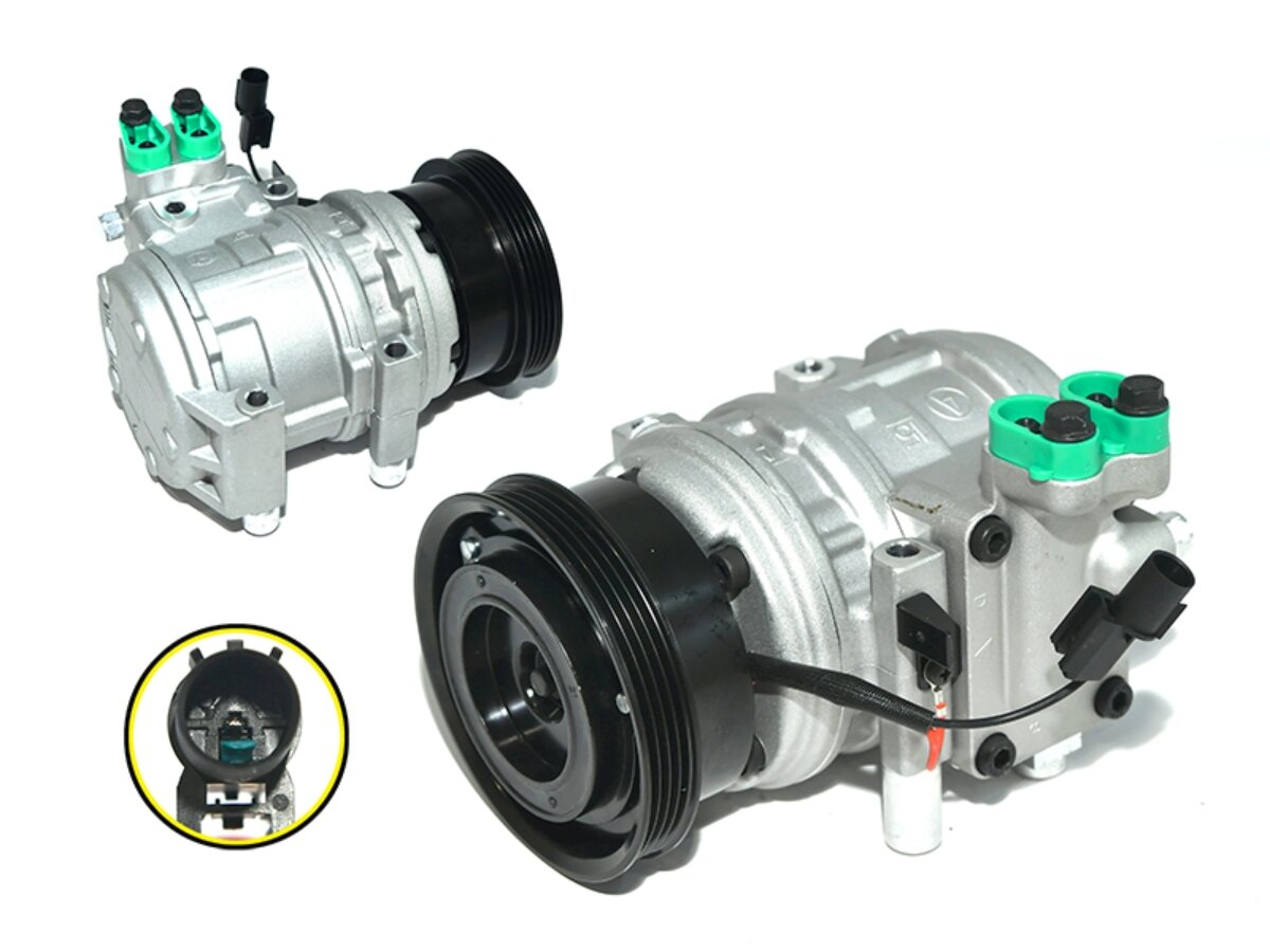 Компрессор кондиционера Hyundai Tucson (2004-)/Kia Sportage (2004-), SHF-35672