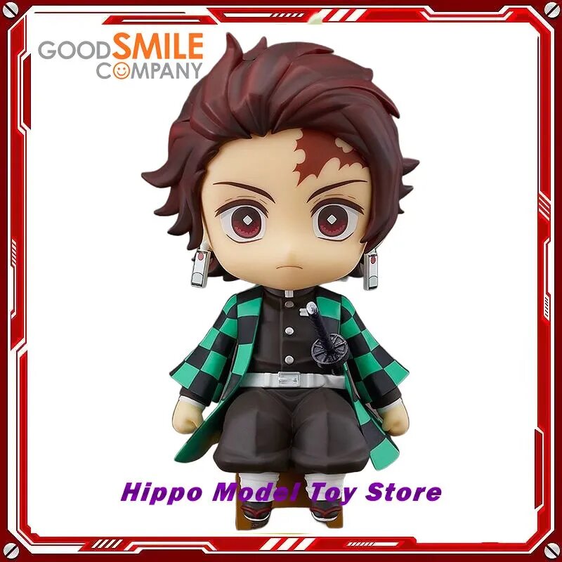 GSC Подвижная Коллекционная Фигурка Nendoroid Swacchao! 9 См Клинок, Рассекающий Демонов (Тандзиро Камадо, Дзеницу Агацума, Гию Томиока, Нэдзуко Камадо)
