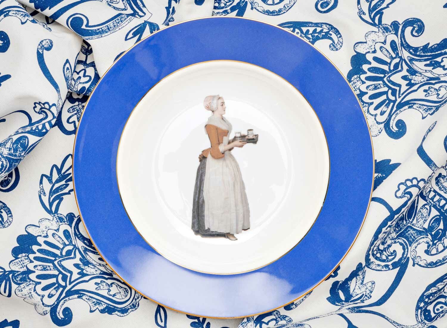 Тарелка глубокая 220мм Шоколадница Фиолетовый 4