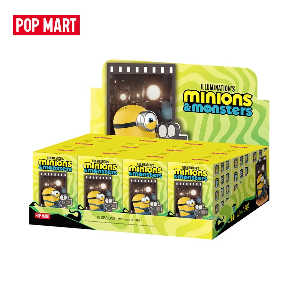 POP MART Миньоны и Монстры Коллекционные фигурки 12PCS Whole Set
