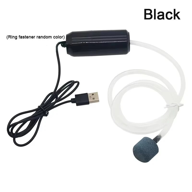USB-компрессор для аквариума 1PCS-Black