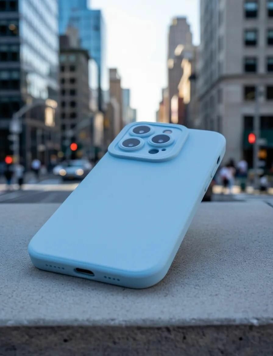 Чехол для iPhone 14 Pro ( айфон четырнадцать про ), лавандовый.